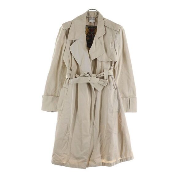 Celine | Jackets & Coats | Celine Emblem Wappen Logo Cotton Trench Long ...
